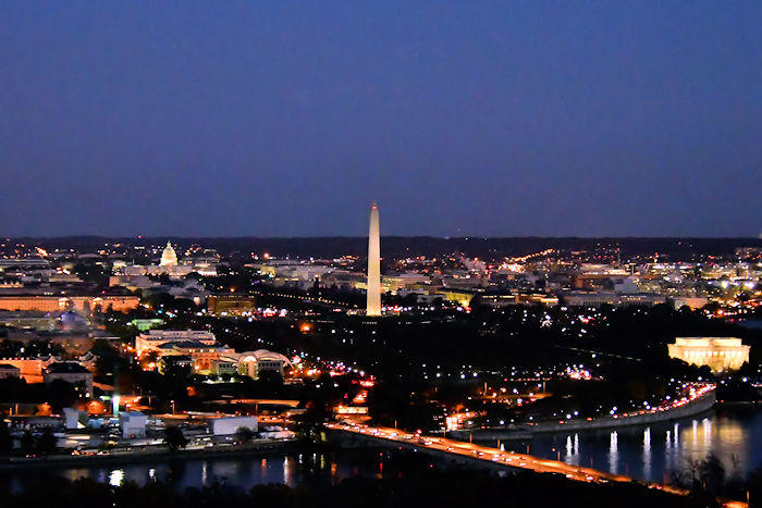 Central Place Tower Observation Deck at Twilight | Washington Photo Safari